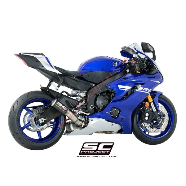 Escape SC Project CR-T, posición alta para YAMAHA YZF R6 (2017 - 2020)